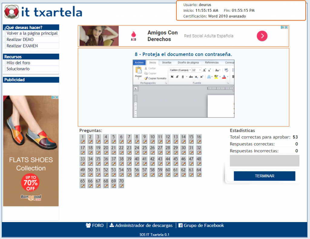 Demos Online SOS IT Txartela – G4r1